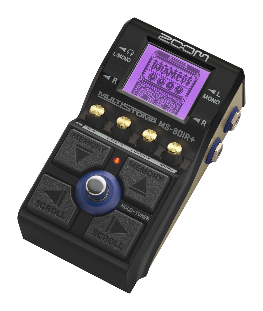 ZOOM MS-80IR+ MultiStomp｜23種類のギターアンプモデルを内蔵するストンプボックス型のアンプ＆キャビネット・シミュレータ | ギタセレ（Guitar Selection）