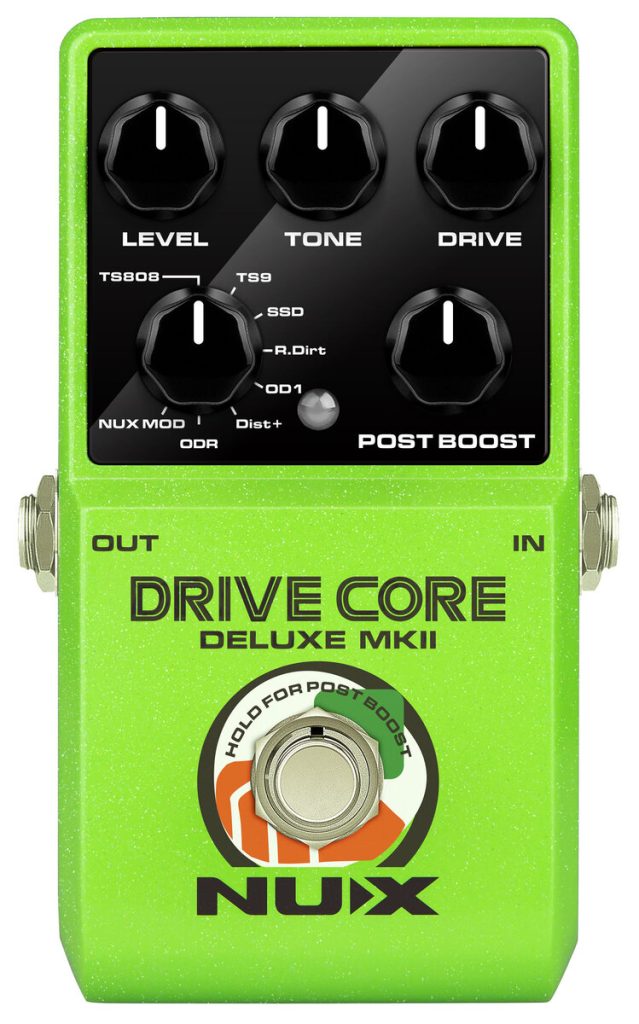 NUXから新定番登場。Drive Core Deluxe MKIIは8種のドライブを1台に集約 | ギタセレ（Guitar Selection）